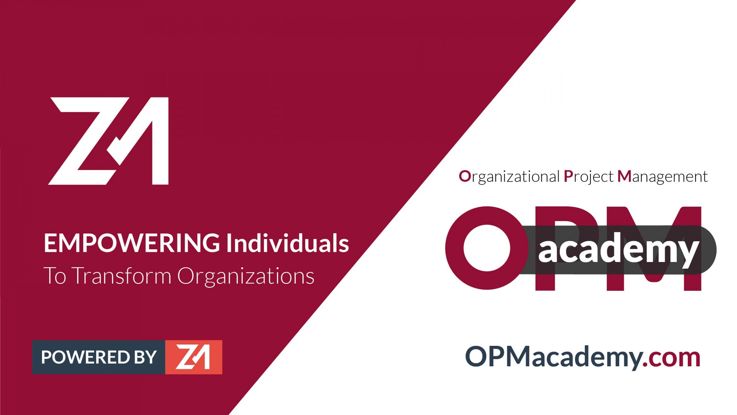 OPM academy – Empowering Individuals to Transform Organizations